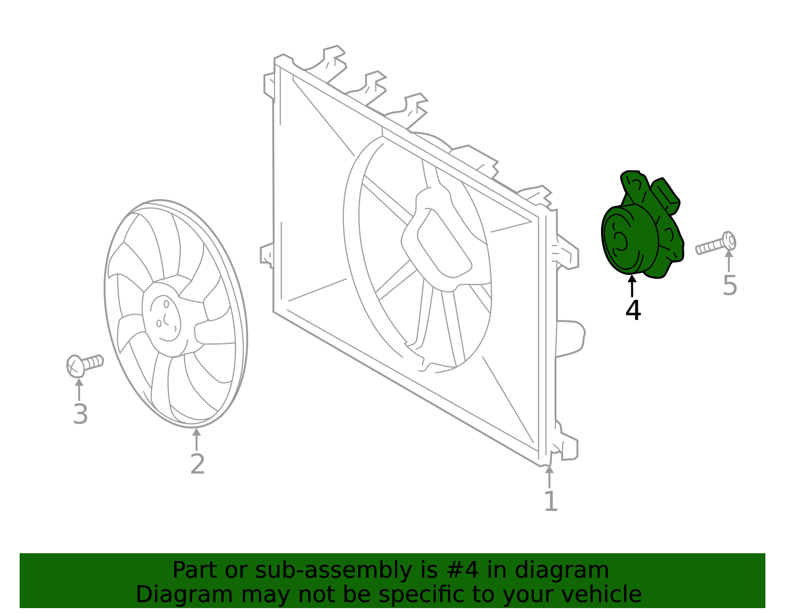 2019-2022 Toyota Corolla Fan Motor 16363-47060 | OEM Parts Online