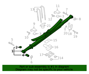 LFSP-8 - Motorcraft™ Leaf Spring - 2017-2022 Ford | Eastgate Ford Parts