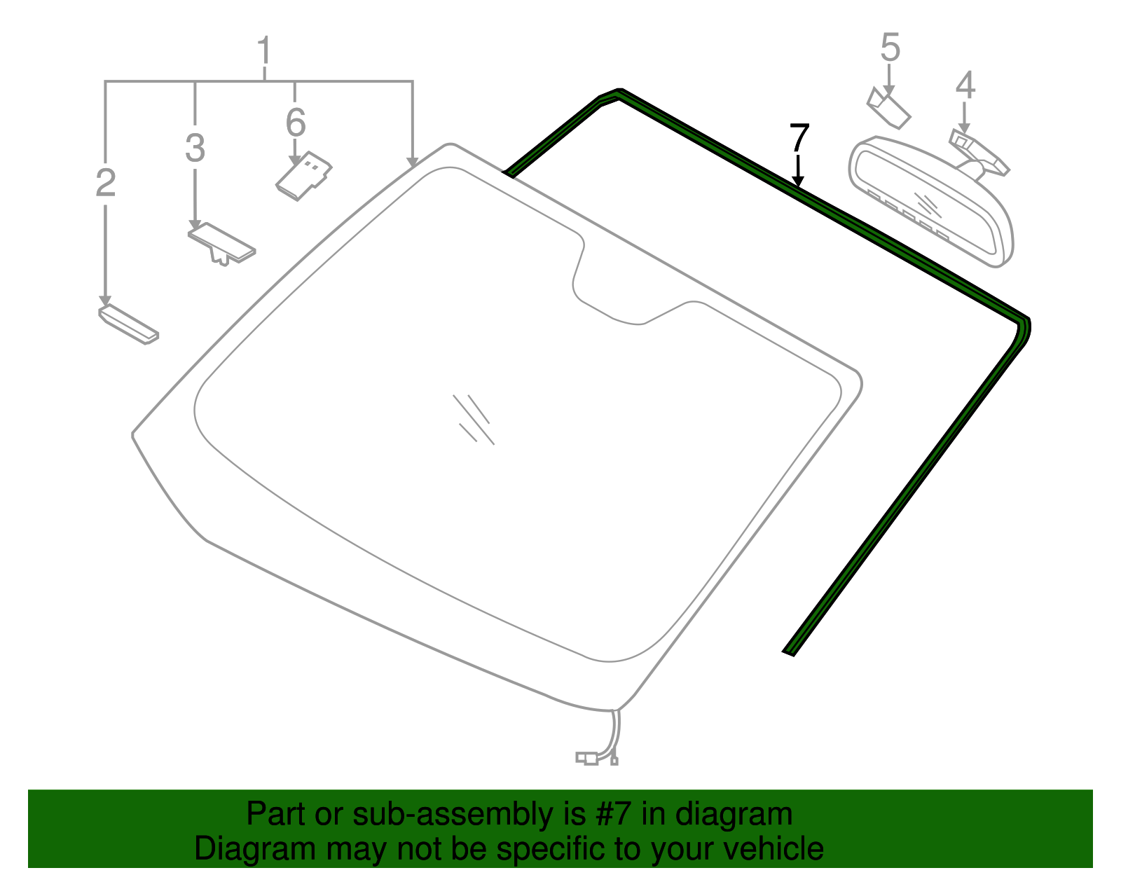 86130-A7000 - Reveal Molding 2014-2018 Kia | Kia.Parts Store