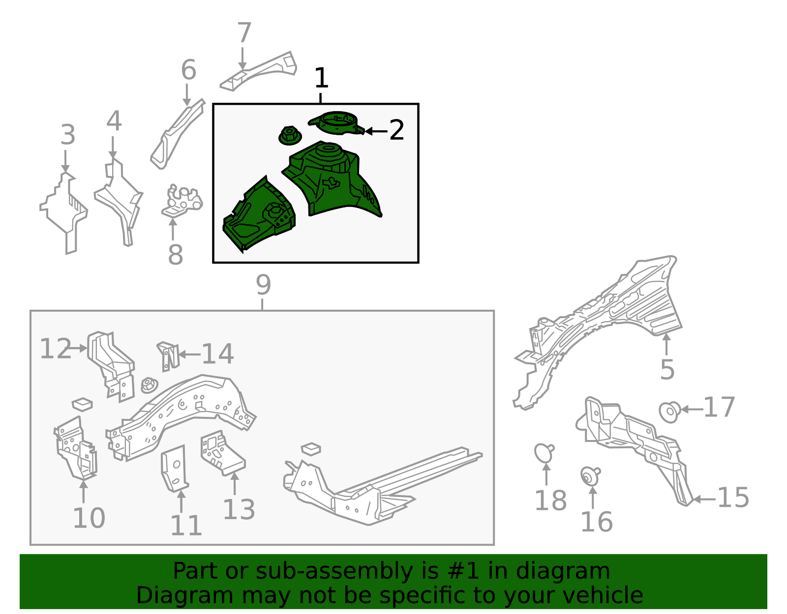 Buy Genuine GM Auto Parts - Panel (Part # 23474924) | GM Parts Store