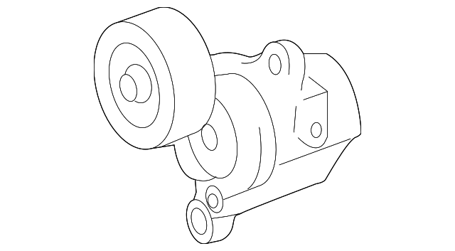 16620-0P010 - Accessory Drive Belt Tensioner - 2016-2023 Toyota | OEM ...