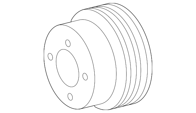2016-2023 Toyota Tacoma Fan Pulley 16371-0P020 | Toyota Parts Center