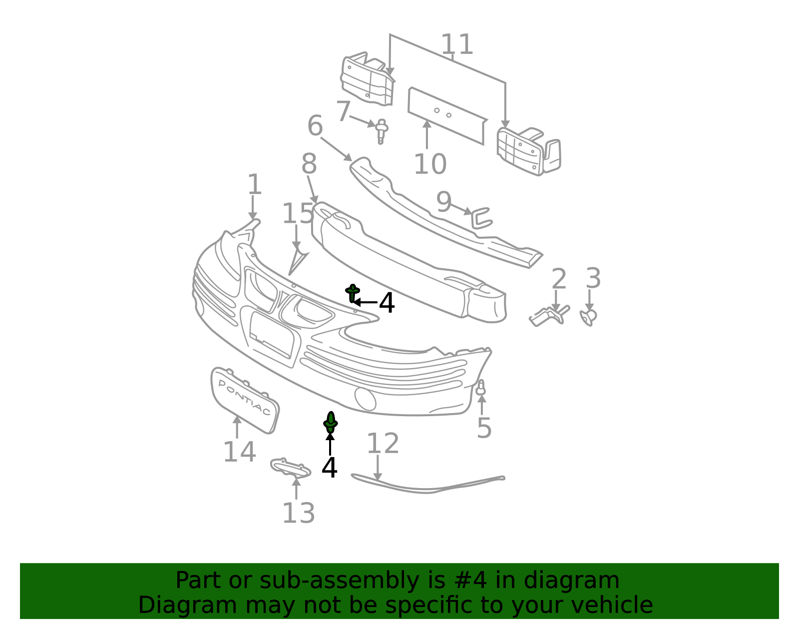11561732 - Retainer-Eng Sph Shld (Push Black GM Parts Center