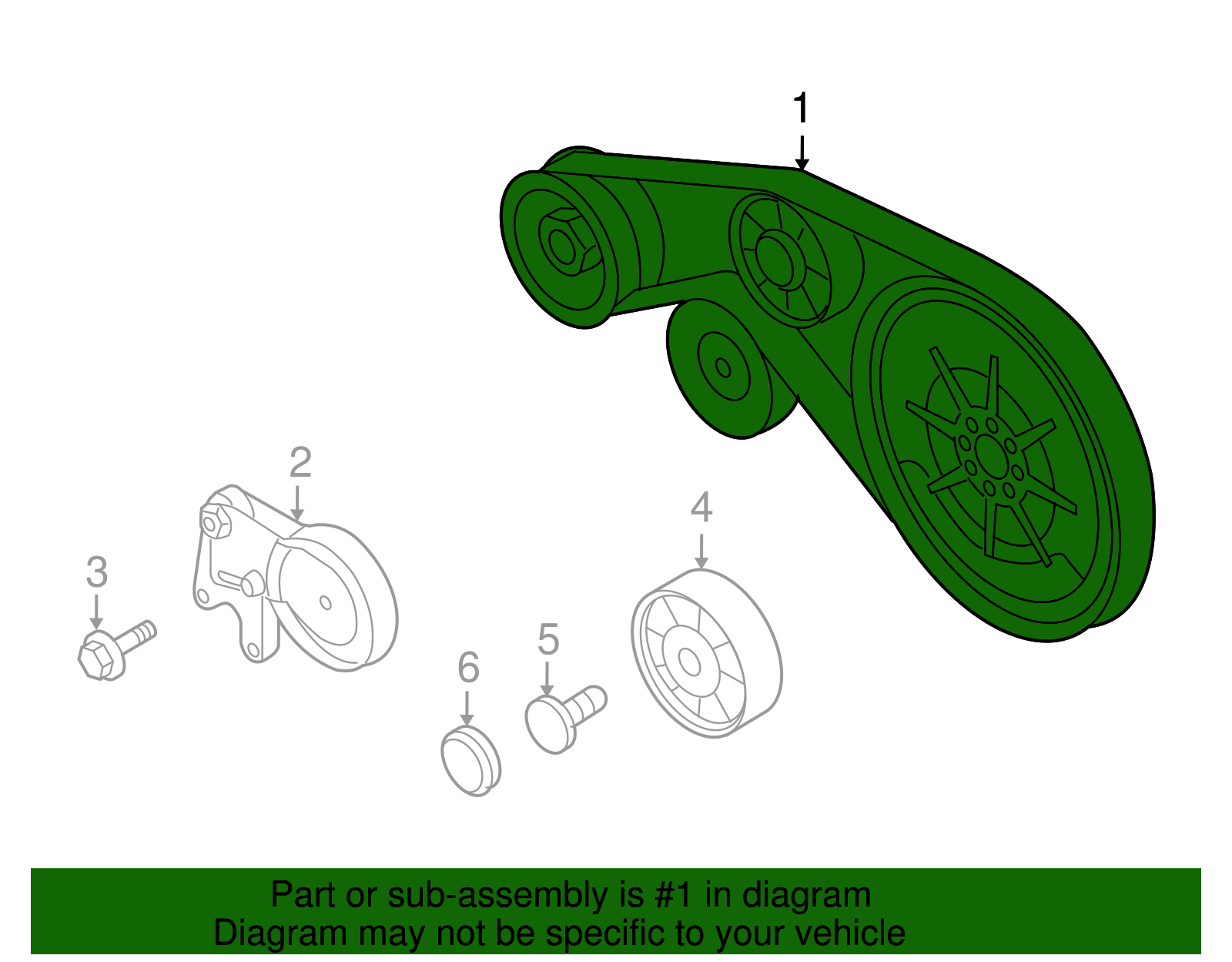 2010-2023 Audi R8 Serpentine Belt 07L-903-137-T | TascaParts.com