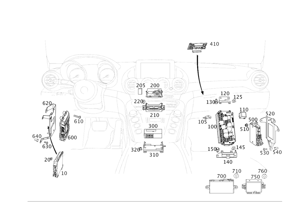 2016-2021 Mercedes-Benz Control Unit 190-900-51-02 | MB OEM Parts