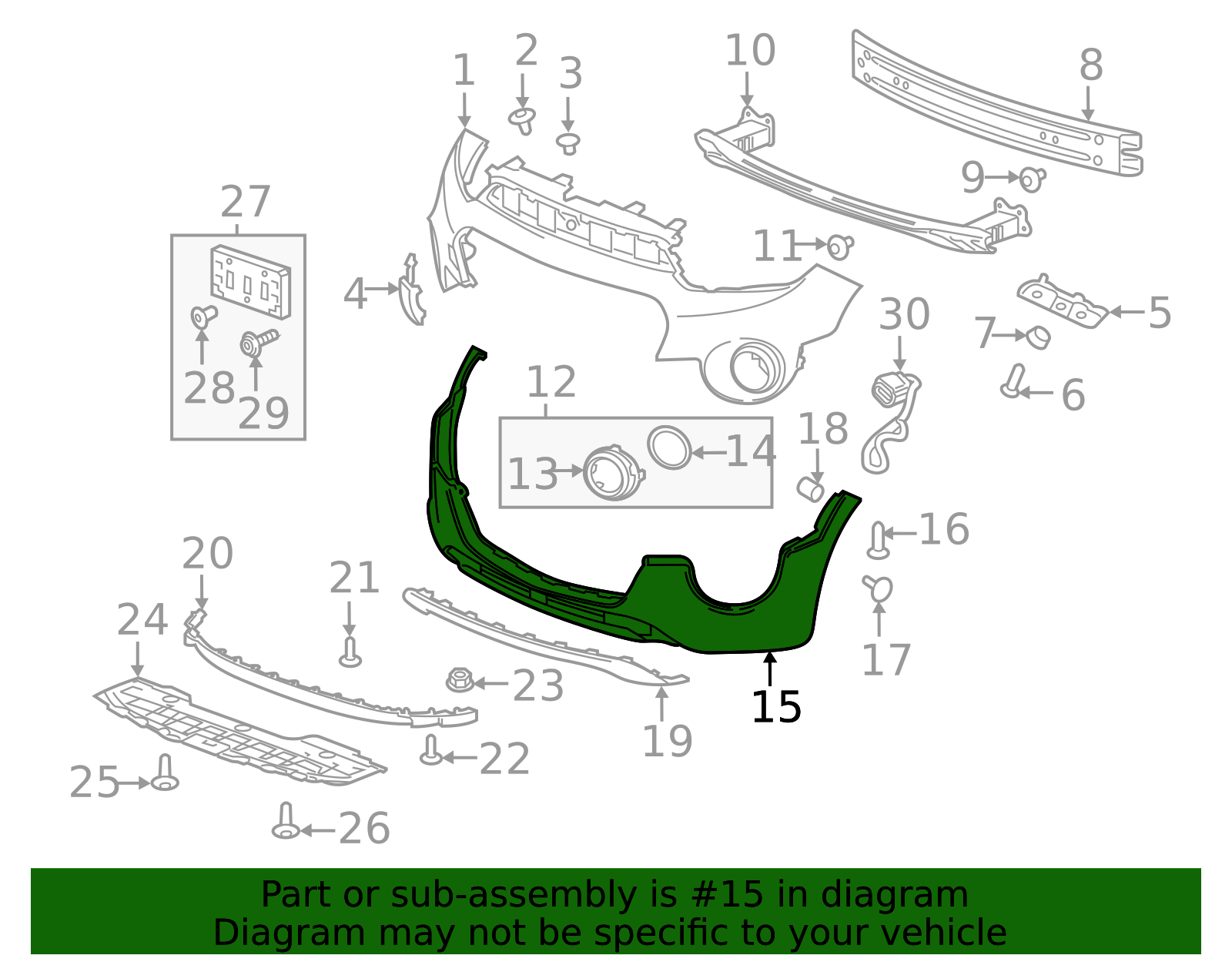 2017-2022 Chevrolet Spark Front Lower Bumper Cover 42521355 GM ...