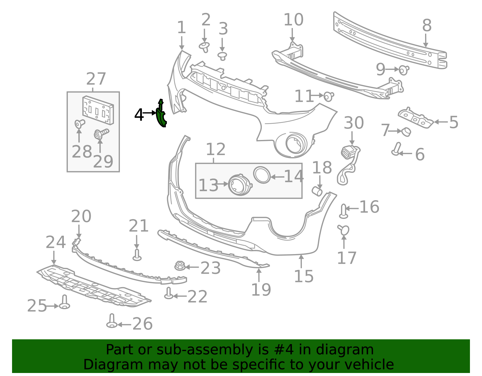 94550233 - 2017-2022 Chevrolet Spark - Front Bumper Fascia Tow Eye ...