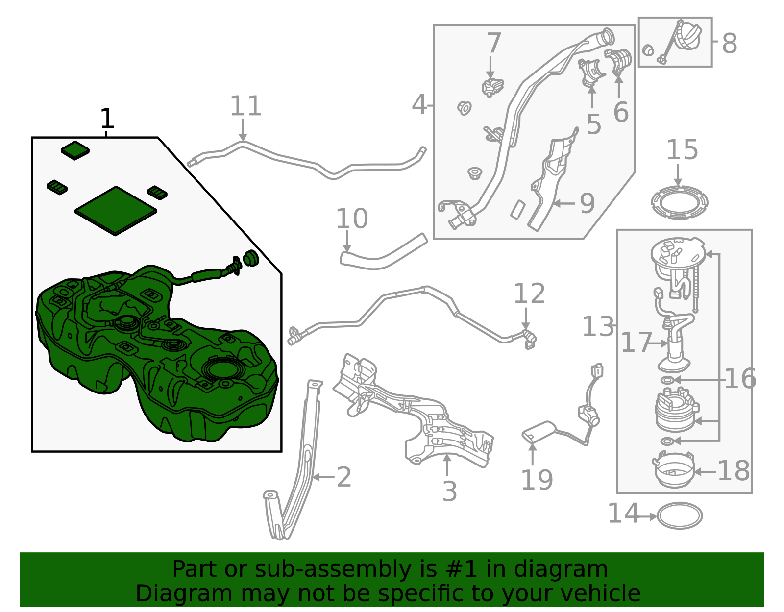 2024-2025 Mazda | Fuel Tank | KMW7-42-110B | Mazda Online Parts
