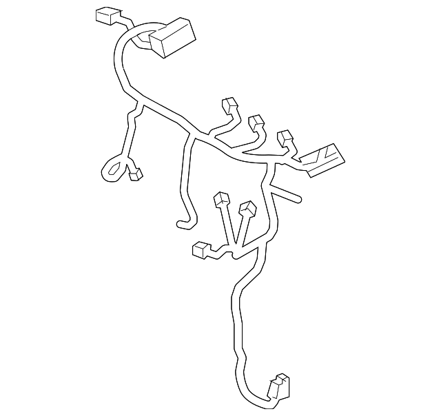 2014-2016 Ford Fusion | Engine Harness | EU5Z-12A581-C | Walls' Ford Parts