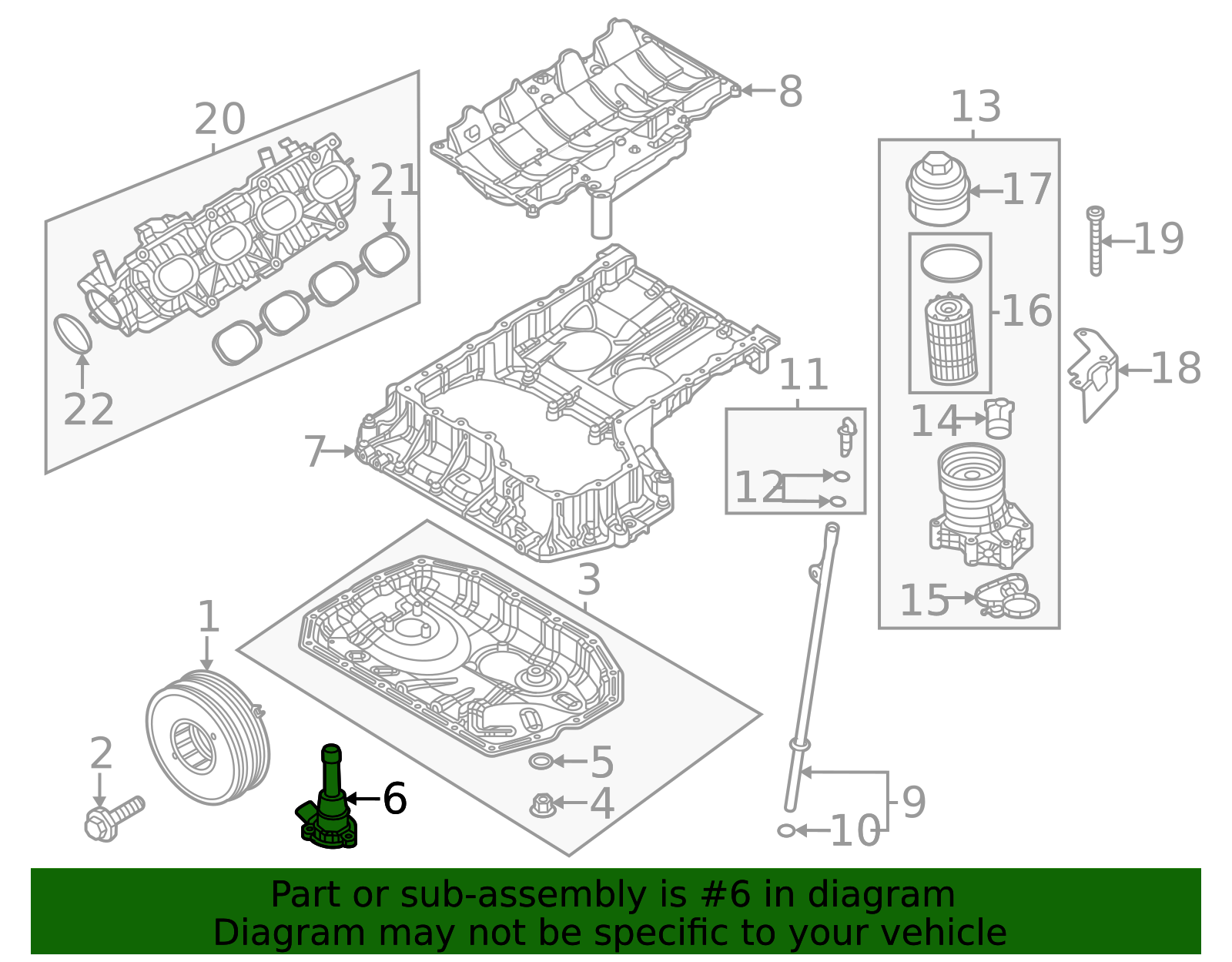 2014-2026 Audi Level Sensor 06M-907-637-B | AudiUSAParts.com