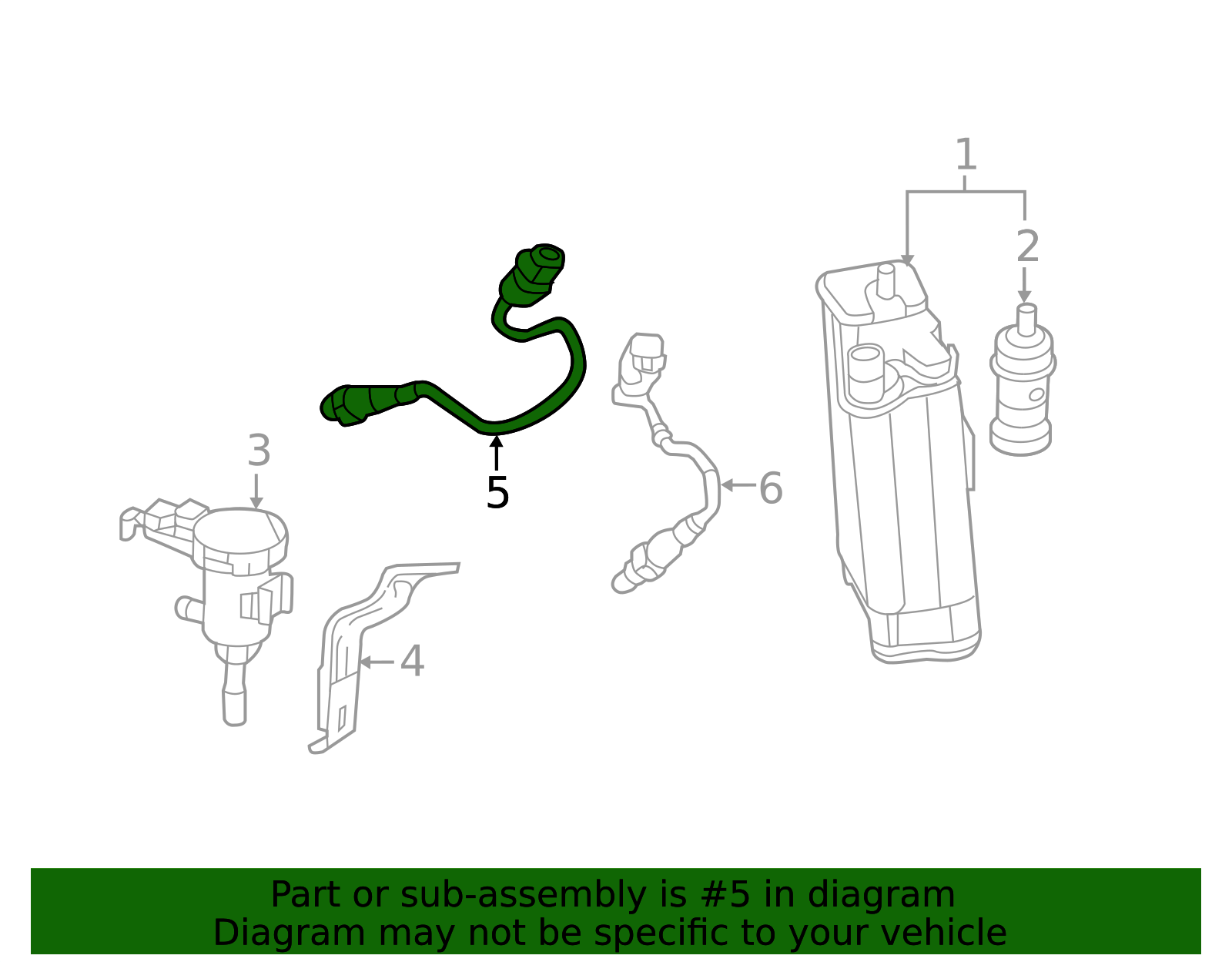 Genuine OEM Oxygen Sensor | 009-542-60-18-65 | Fits Select Mercedes ...