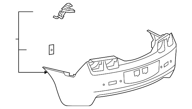 2010-2013 Chevrolet Camaro Rear Bumper Cover 22766176 GM ...