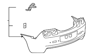 2010-2013 Chevrolet Camaro Rear Bumper Cover 22766176 GM ...