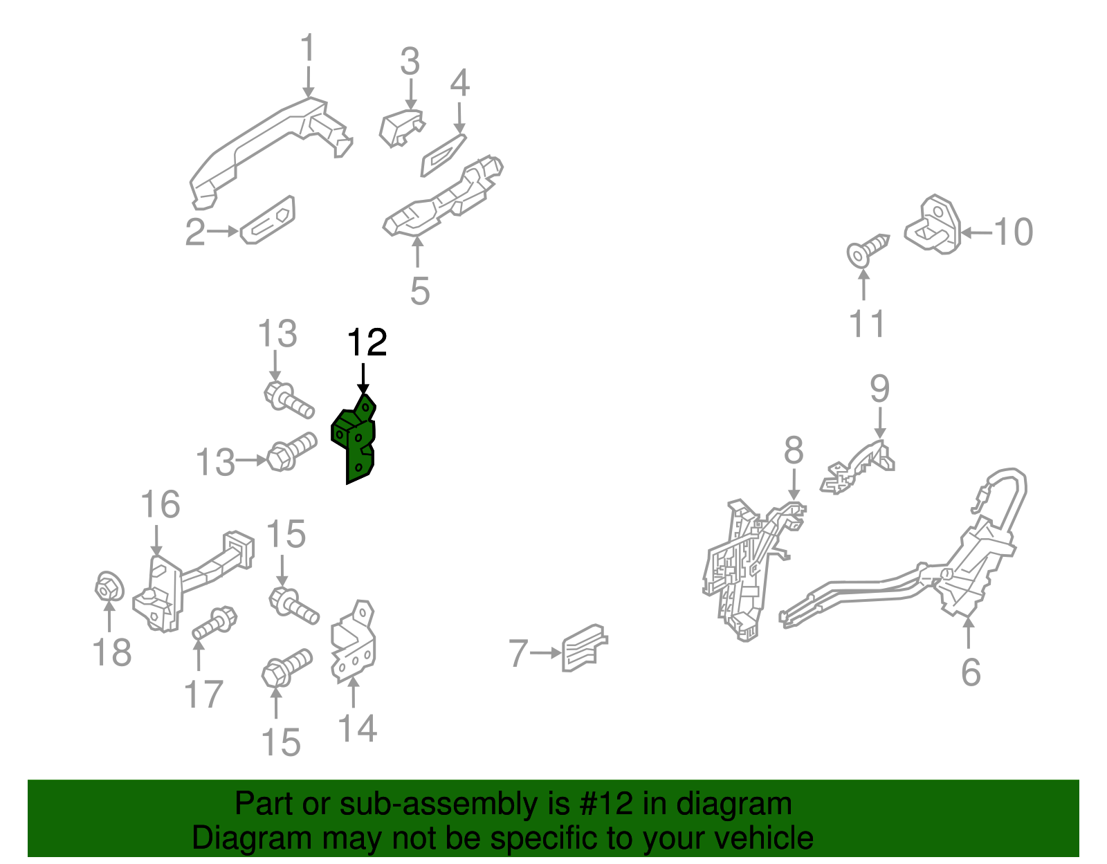 2017-2025 Hyundai Upper Hinge 79420-D8000 | OEM Parts Online