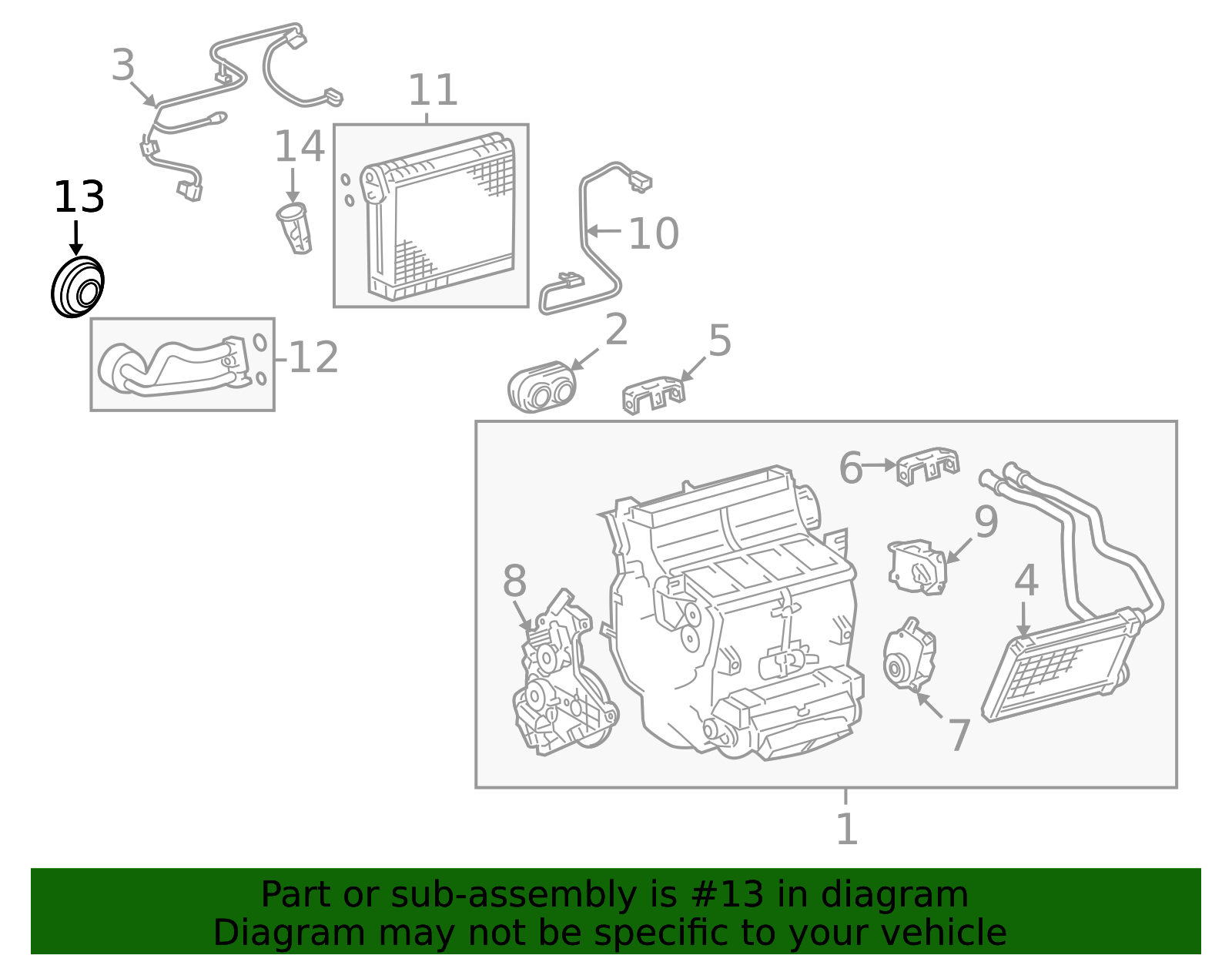 87128-0C010 - High-Quality A/C Refrigerant Line Grommet for 2007-2021 ...