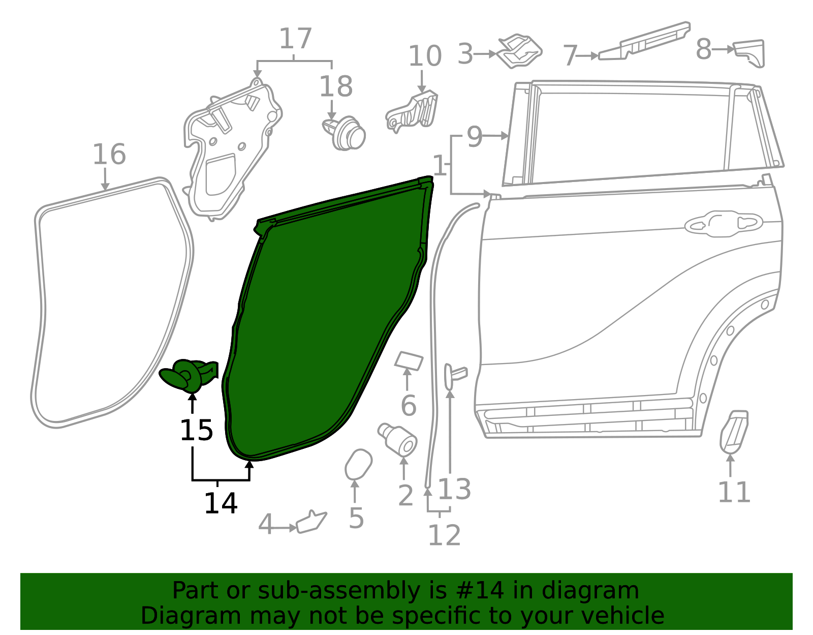 2024-2025 Toyota Grand Highlander Door Weather-Strip 67871-0E140 ...