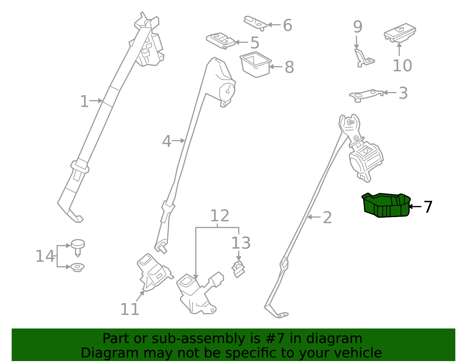 2023-2024 Toyota Corolla 2023-2024 Toyota Corolla - Retractor Cover ...
