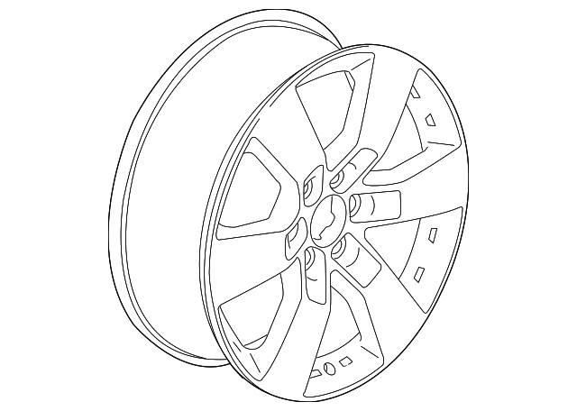 2016-2017 Chevrolet Traverse 20x7.5-Inch Aluminum Wheel 23282892 ...
