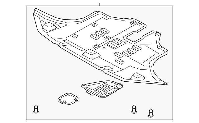 2021-2023 Hyundai Santa Fe Under Cover 29110-S1100 | QuirkParts