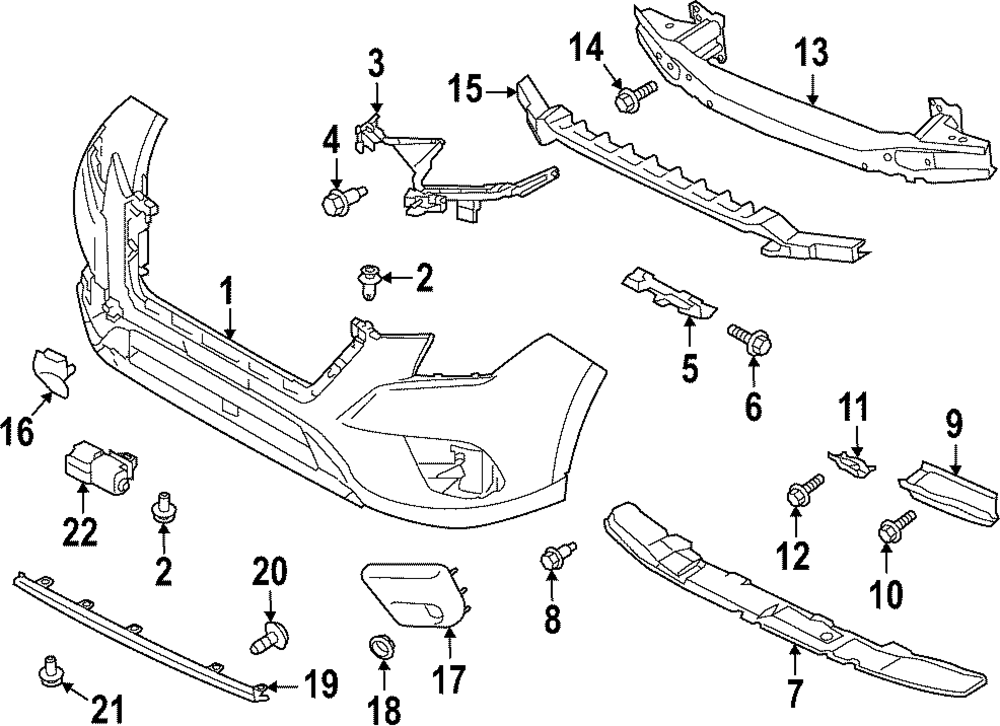 Bumper Under Guard - Front 57734SJ080 | Subaru Parts Guys