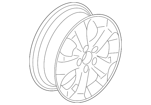 42700-TP6-A71 - Wheel, Alloy 2013-2015 Honda Crosstour | Honda Parts Online