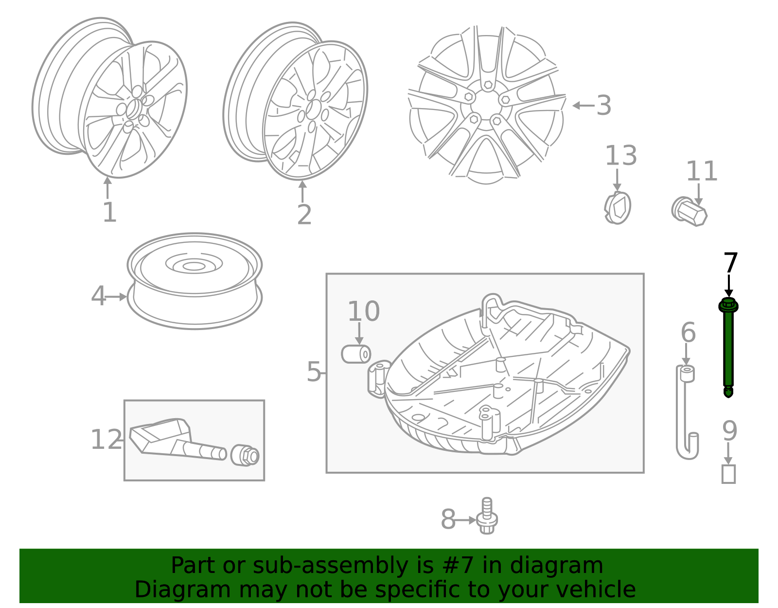 74646-TP6-A00 - High-Quality Spare Tire Carrier Bolt for 2010-2015 ...
