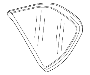 2016-2020 Buick Envision Passenger Side Body Side Window 84319129 ...