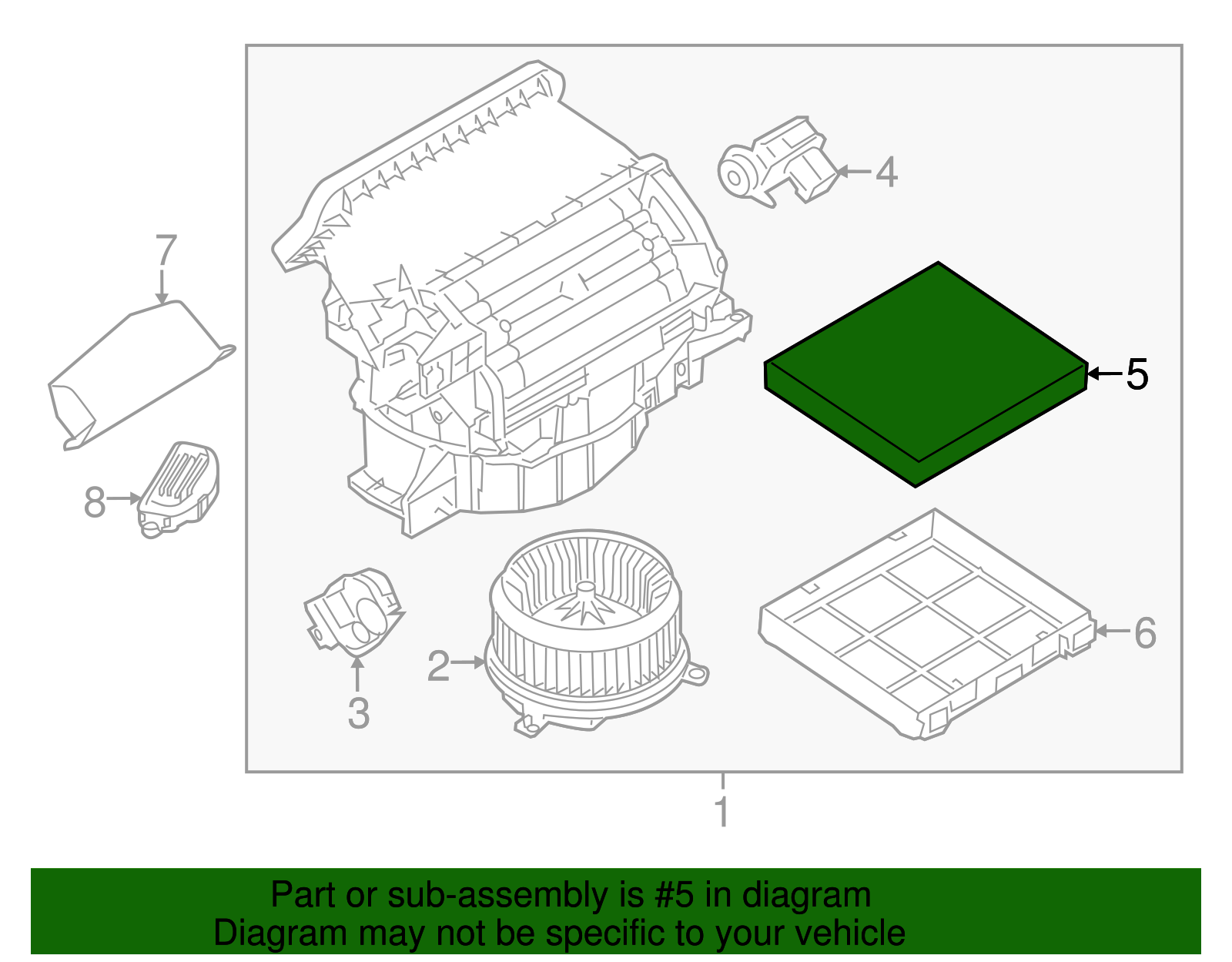 2020-2025 Land Rover Air Filter LR171252 | OEM Parts Online