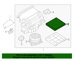 Genuine Filter for 2020-2025 Land Rover | Land Rover Part# LR133345 ...