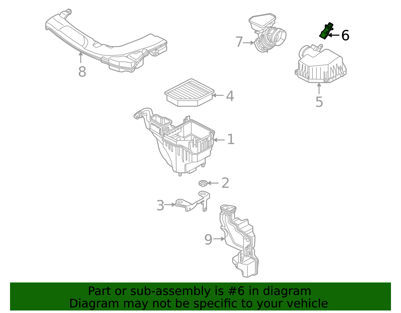 2022-2024 Mitsubishi Outlander Mass Air Flow Sensor 1525A079 ...
