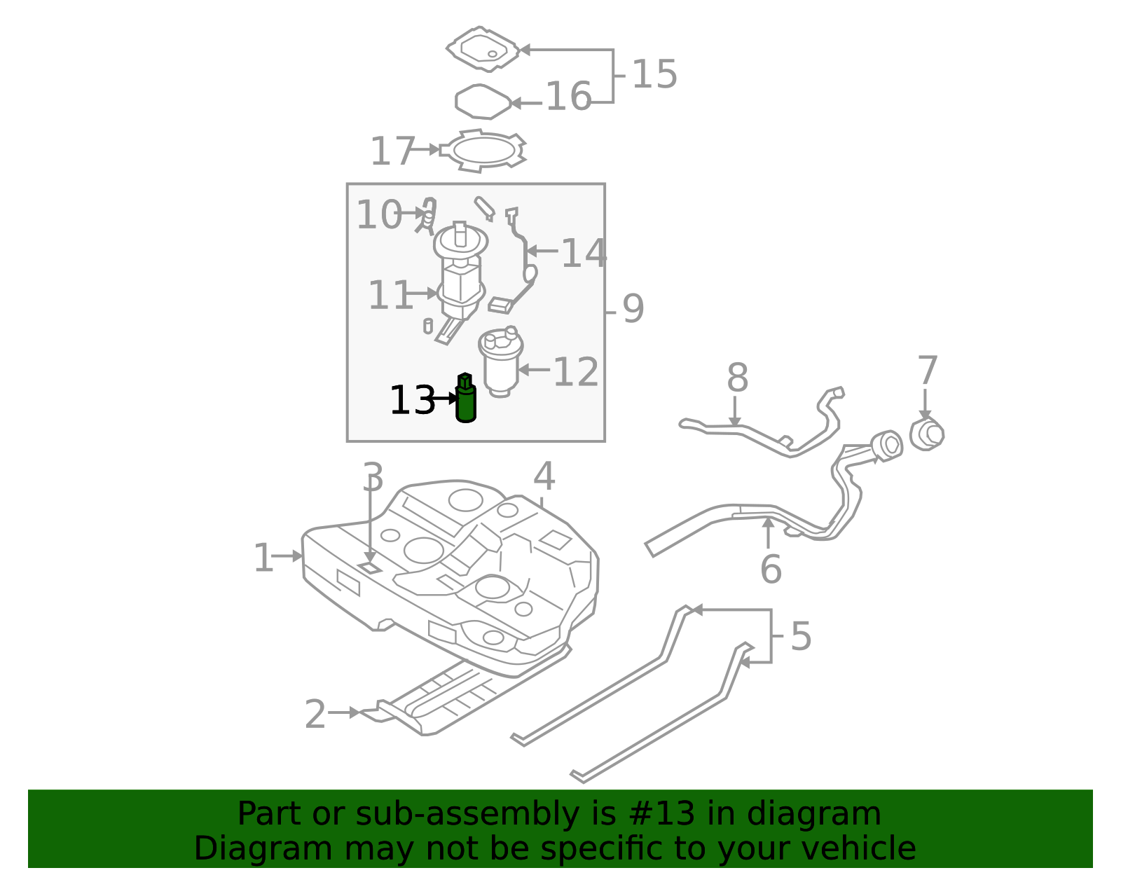 2006-2010 Hyundai Sonata Fuel Pump 31111-3K000 | OEM Parts Online