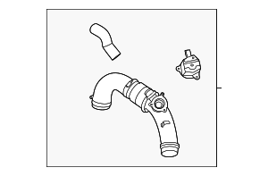 2023-2025 Ford | Inlet Tube | PZ1Z-6C646-B | Walls' Ford Parts