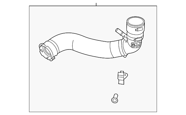 2020-2024 Ford | Inter-Cooler Hose | LX6Z-6F073-U | Walls' Ford Parts