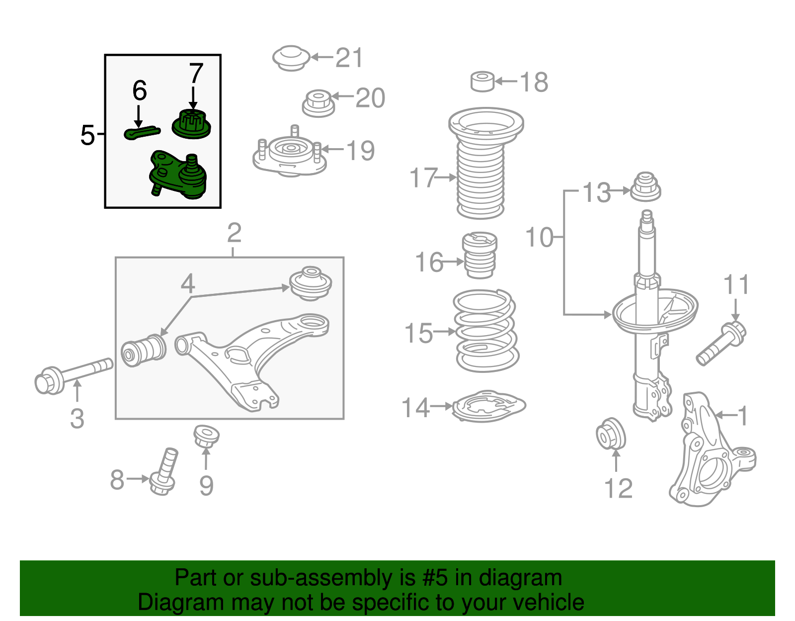43330-19115 - Ball Joint 1996-2025 Toyota | Longo Toyota Parts