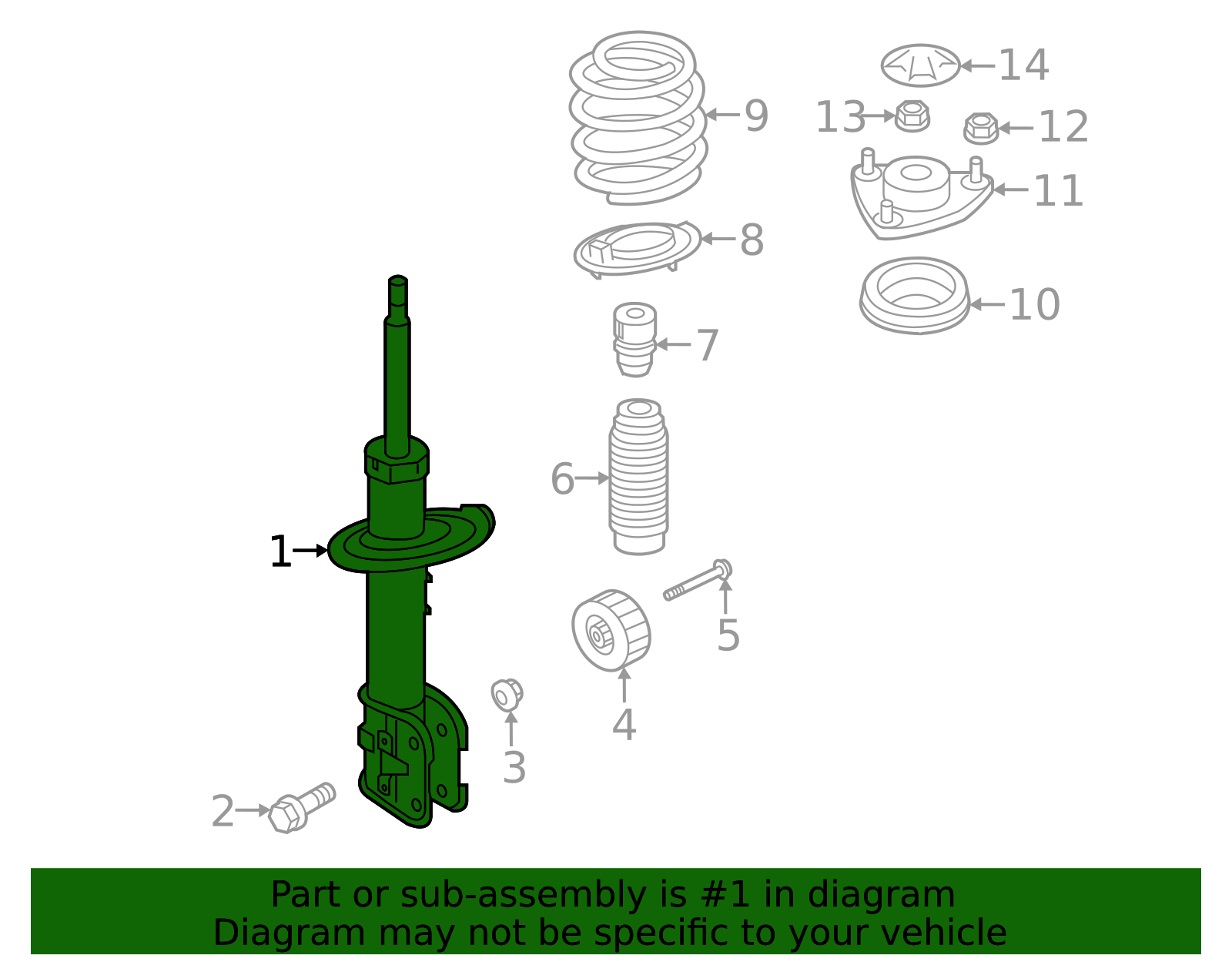 2021-2023 Hyundai Santa Fe Strut 54650-CL500 | MotorMotor
