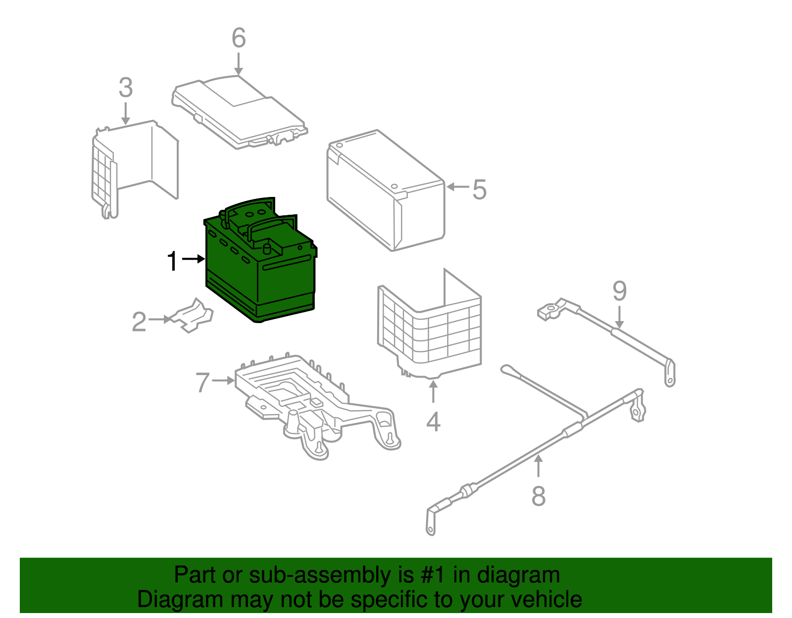 2008-2023 Volkswagen Vehicle Battery 000-915-089-C | OEM Parts Online