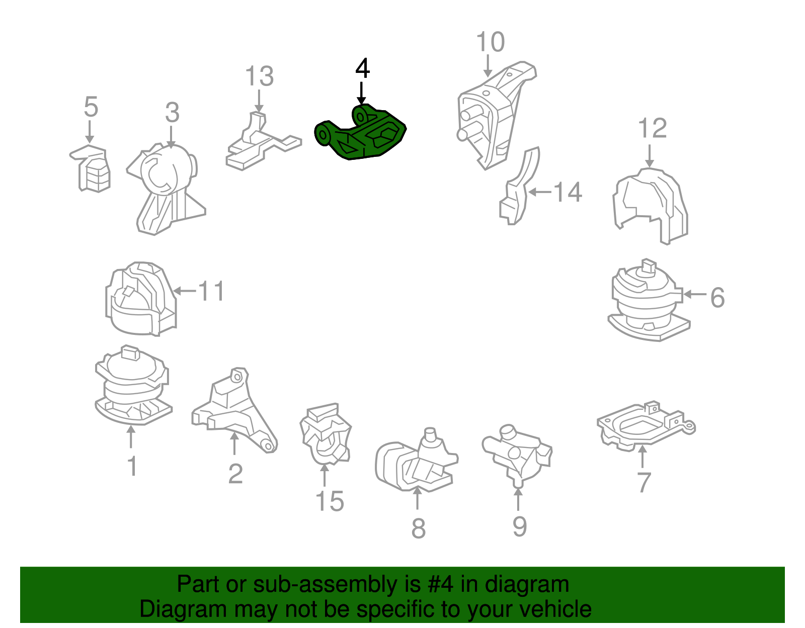 50620-SHJ-A00 - Side Mount Bracket 2005-2010 Honda | Honda Parts Online