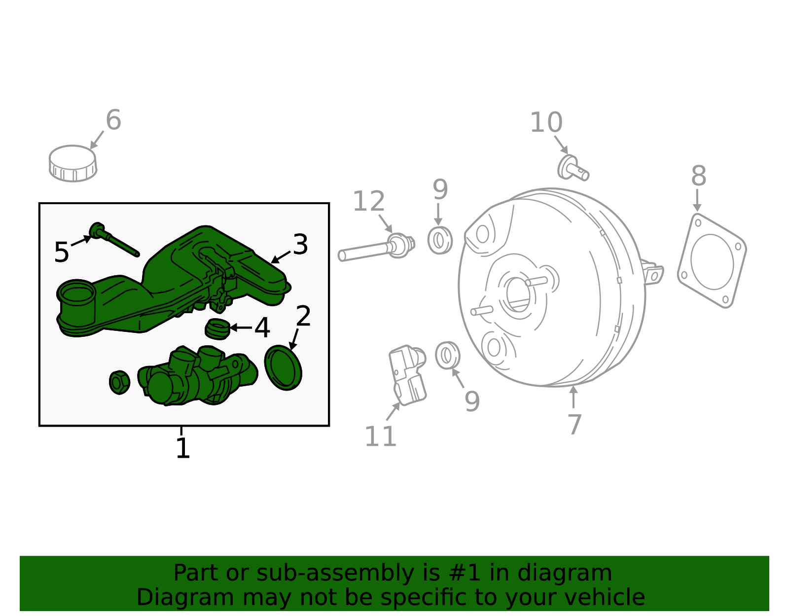 2015-2024 Ford Master Cylinder J2GZ-2140-A | Ford OEM Parts Outlet