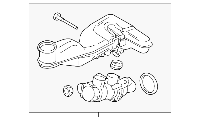 J2GZ-2140-A - Master Cylinder 2015-2024 Ford | Big 3 Auto Parts