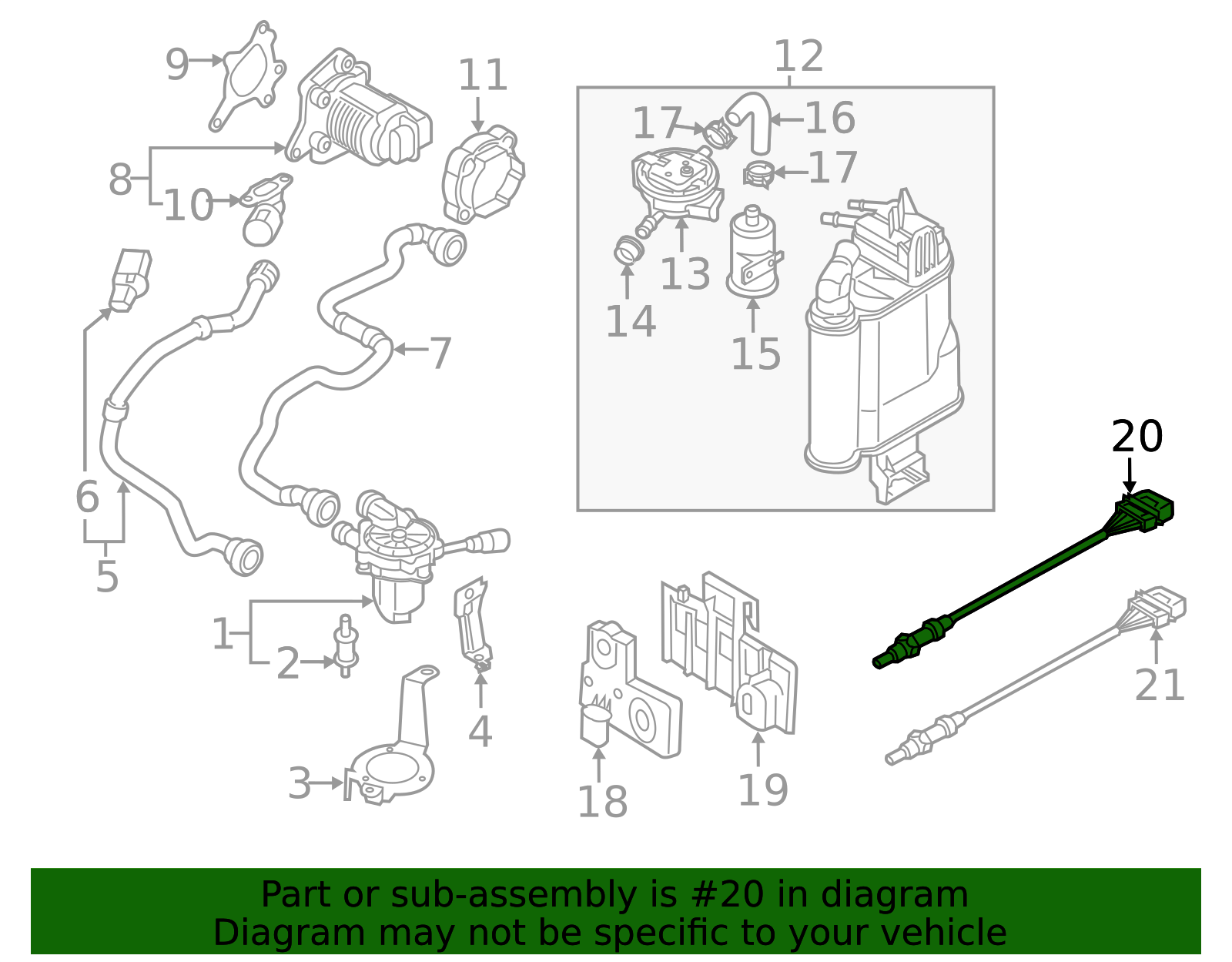 06K-906-262-CQ - Oxygen Sensor 2015-2019 Volkswagen | Wolfsburg Parts ...