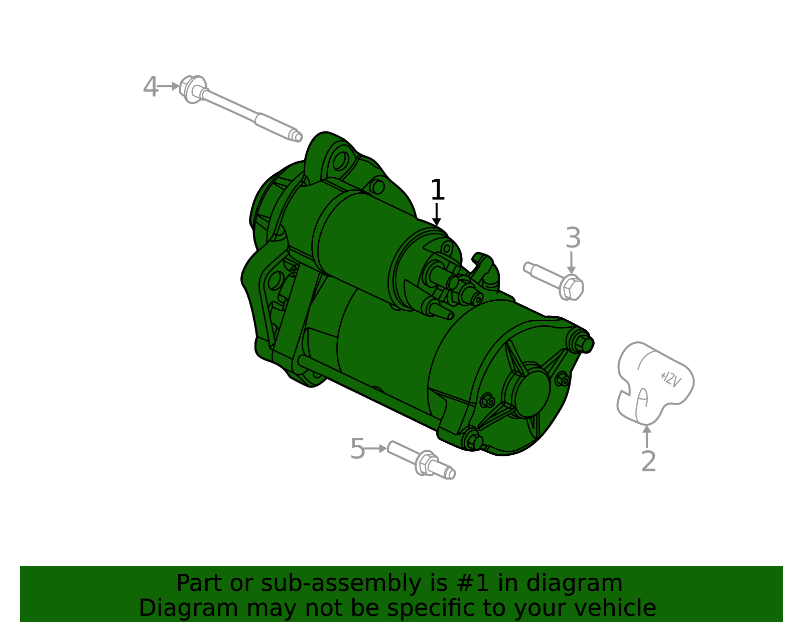 BC3Z-11002-C - Starter Motor Assembly 2011-2023 Ford | Ford Parts Direct