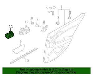 Hyundai Door Window Switch - Power Window Control - Part #93576-G9010 ...