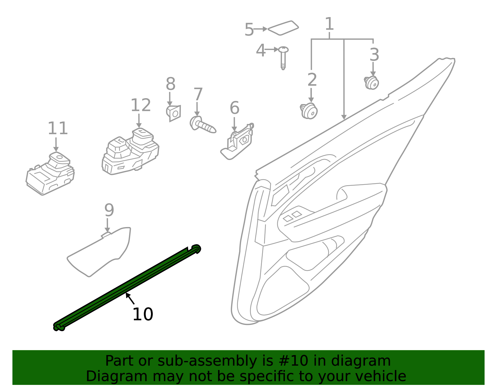 2019-2021 Genesis G70 Belt Weather-Strip 83241-G9000 | MotorMotor