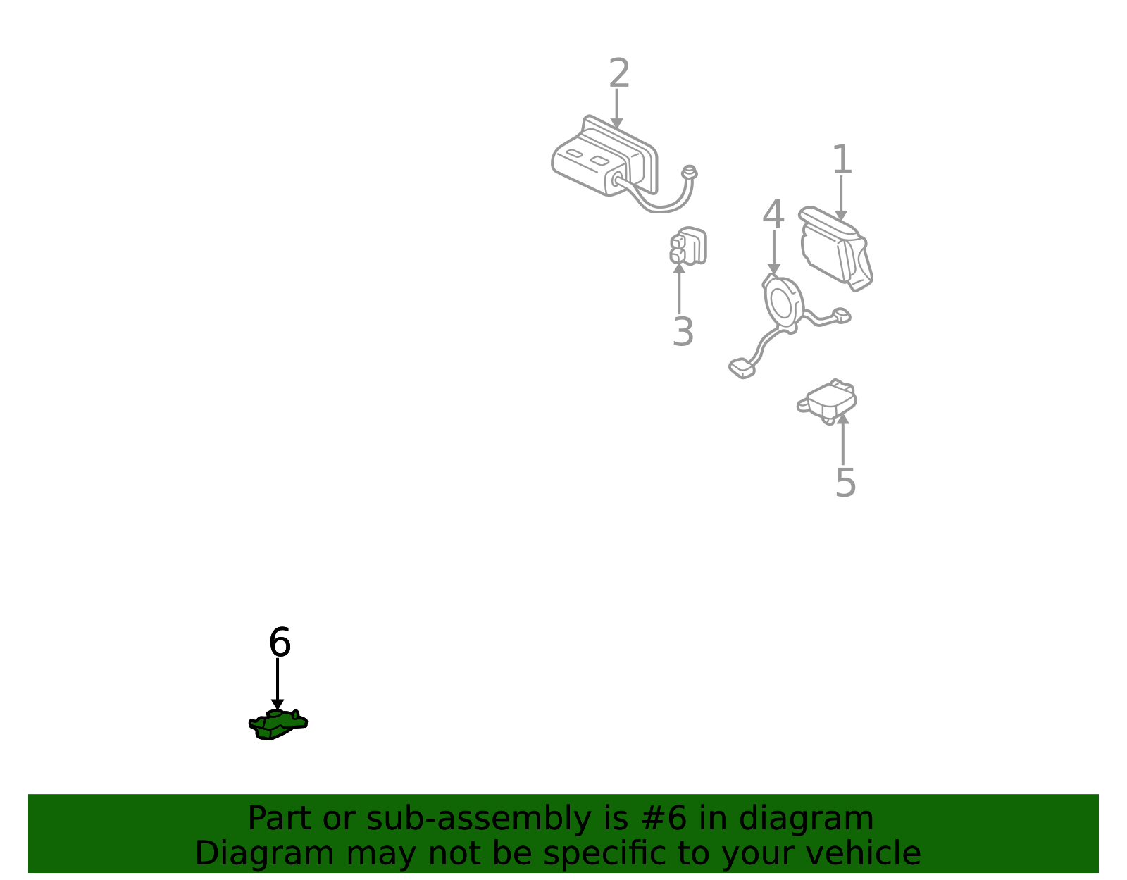 Ft Impact Sensor 85597996 GM | GMPartsDirect.com