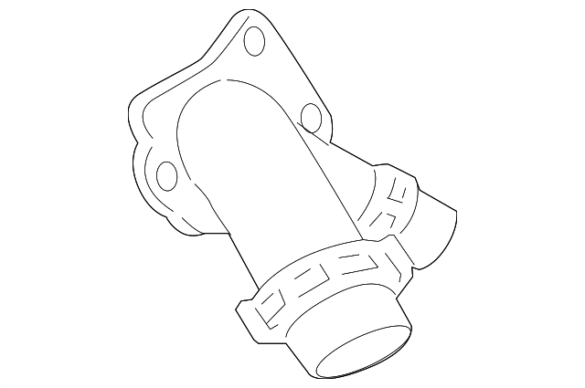 11-12-7-806-196 - Engine Coolant Outlet Flange - 2009-2013 BMW | Buy BMW Parts Now