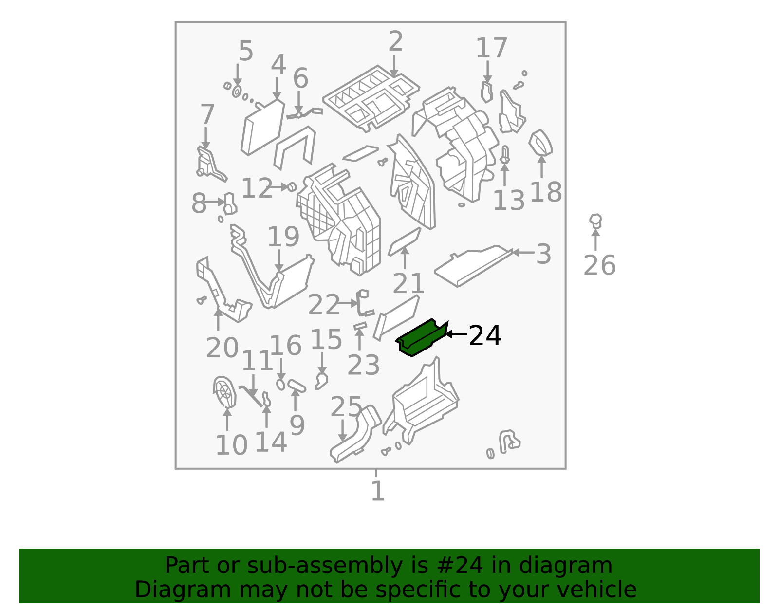2006-2012 Hyundai Lower Insulator 97258-3K000 | MotorMotor