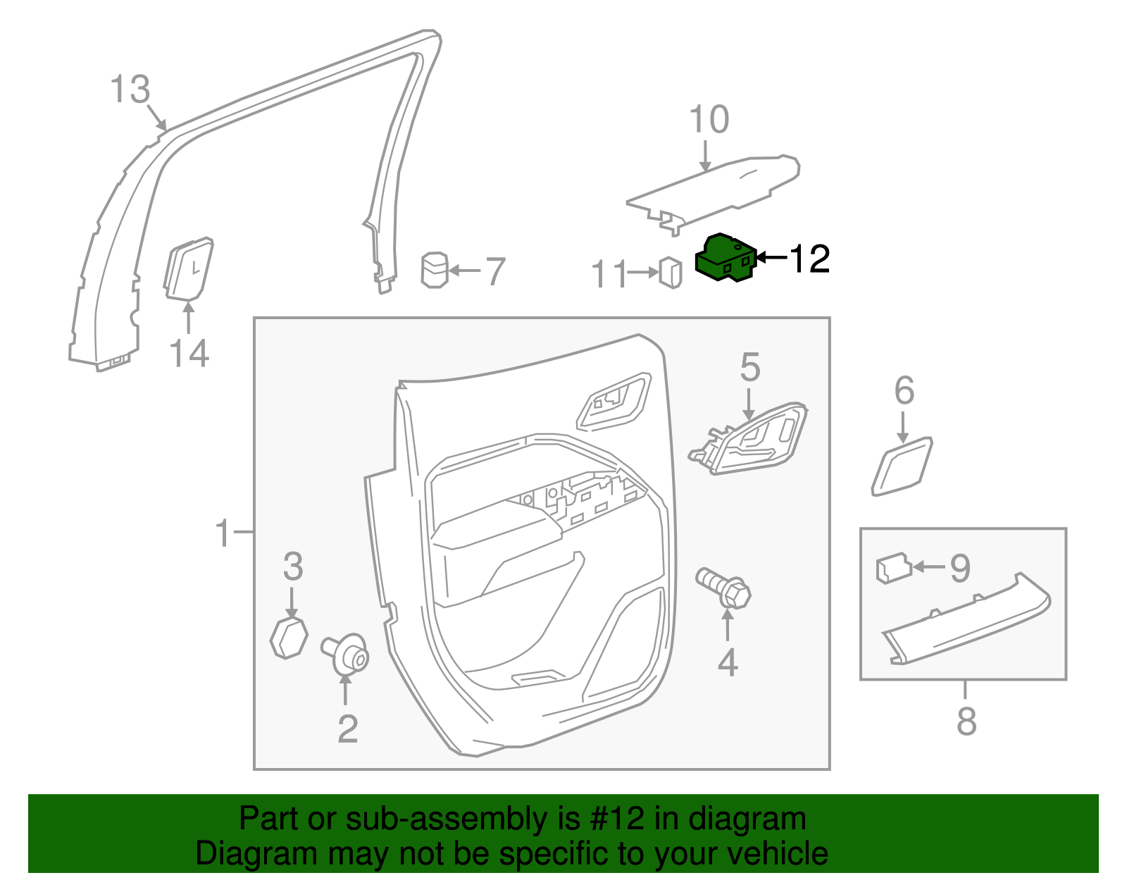 23436335 - Window Switch - 2014-2021 GM | Findlay Auto Parts