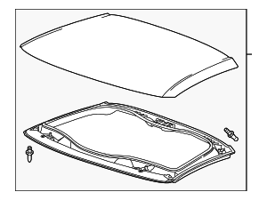 2014-2019 Chevrolet Corvette Roof Lift Off Window 84337516 GM ...