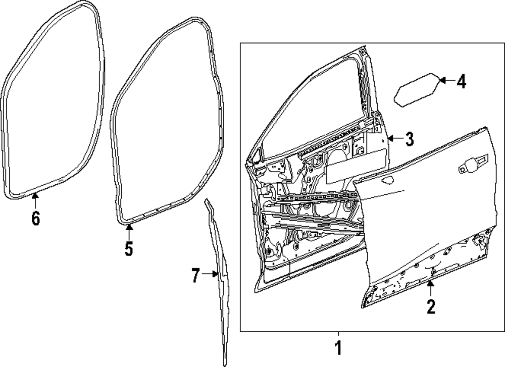 2024-2025 Chevrolet Equinox EV Outer Panel 86572506 | OEM Parts Online