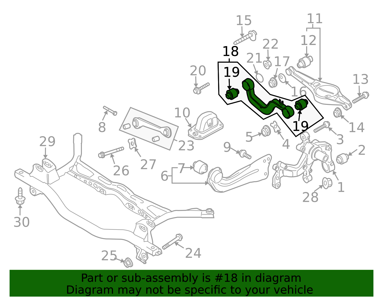 1K0-505-323-P - Upper Control Arm 2009-2018 Volkswagen | Volkswagen ...